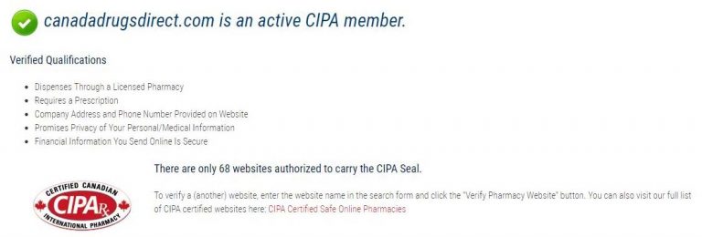 CanadaDrugsDirect.com Reviews - CIPA-approved Drugstore - RX Adviser